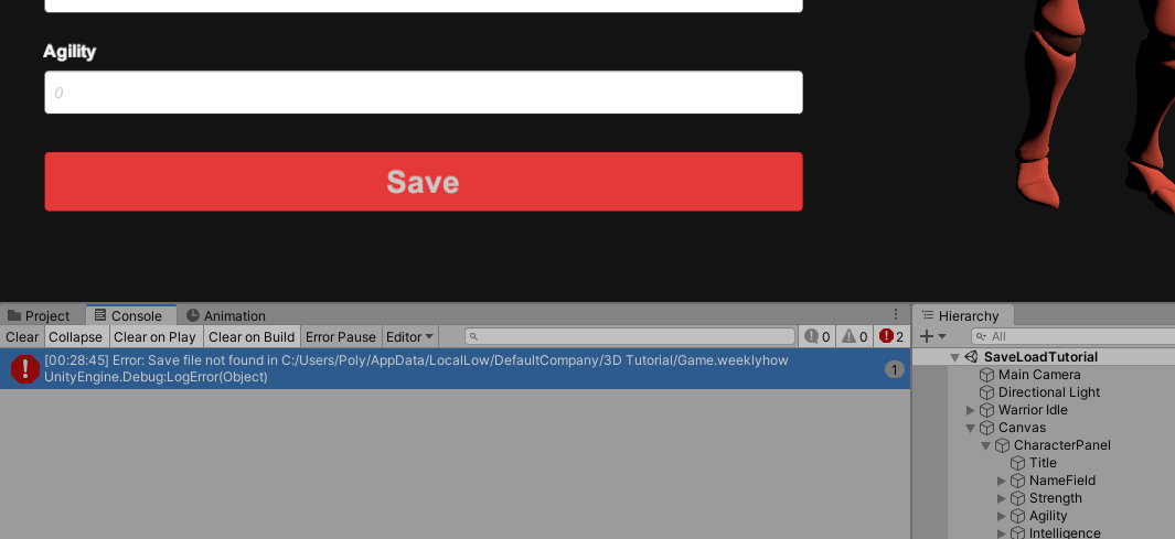Unity Tutorials How To Saveload Game Using Your Own File Weeklyhow