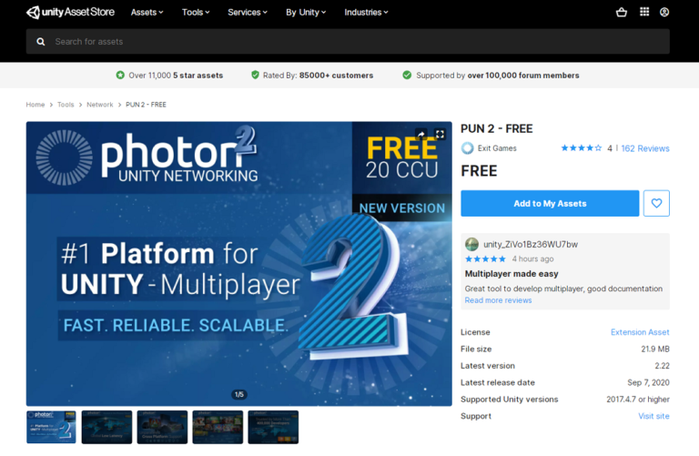 [Tutorial] Unity v2019.1.1f1 & PUN 2 Multiplayer Networking Series